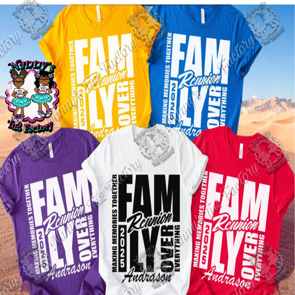 Family Reunion TShirts 2025 – nannystu2factory